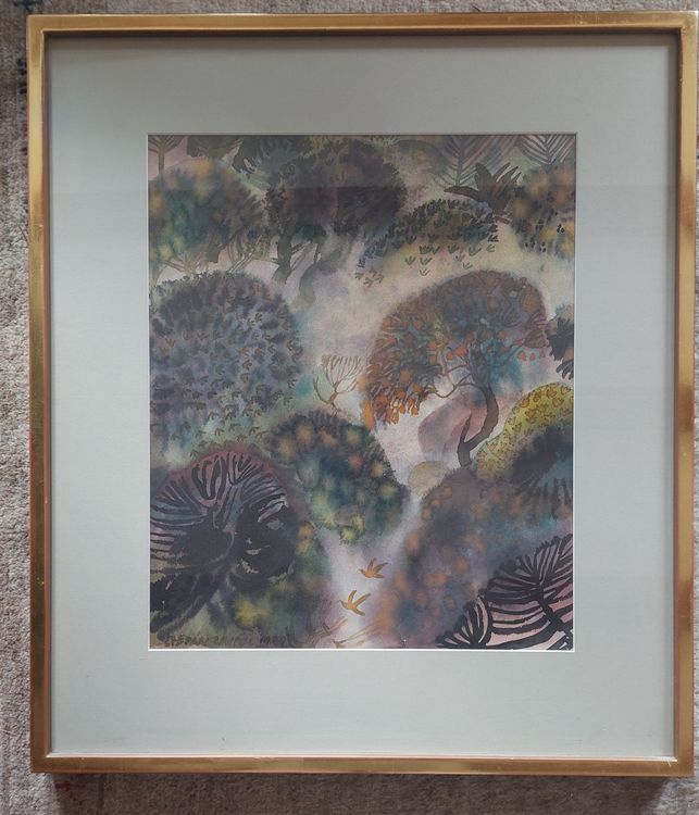 Aquarell von Stepan Zavrel in Holzrahmen (Gebraucht) in Zürich für CHF ...