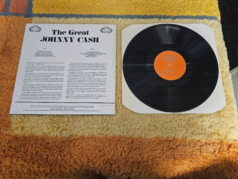 Johnny Cash Schallplatte Lp - The great Johnny Cash (Neuf (Voir ...
