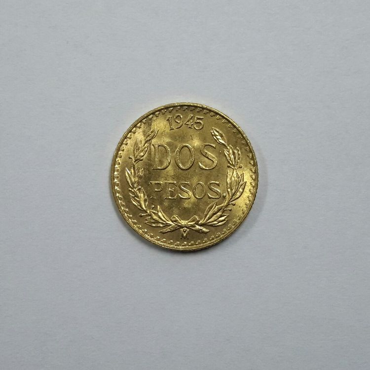 Mexiko , 2 Pesos , 1945 , Gold . (Gebraucht) in Burgdorf für CHF 145 ...