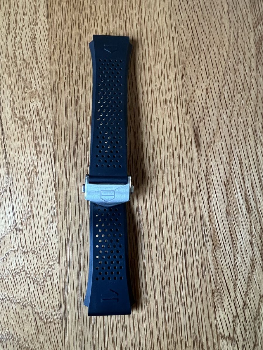 Bracelet montre TAG Heuer caoutchouc noir E4 et (E3) (D'occasion) à ...