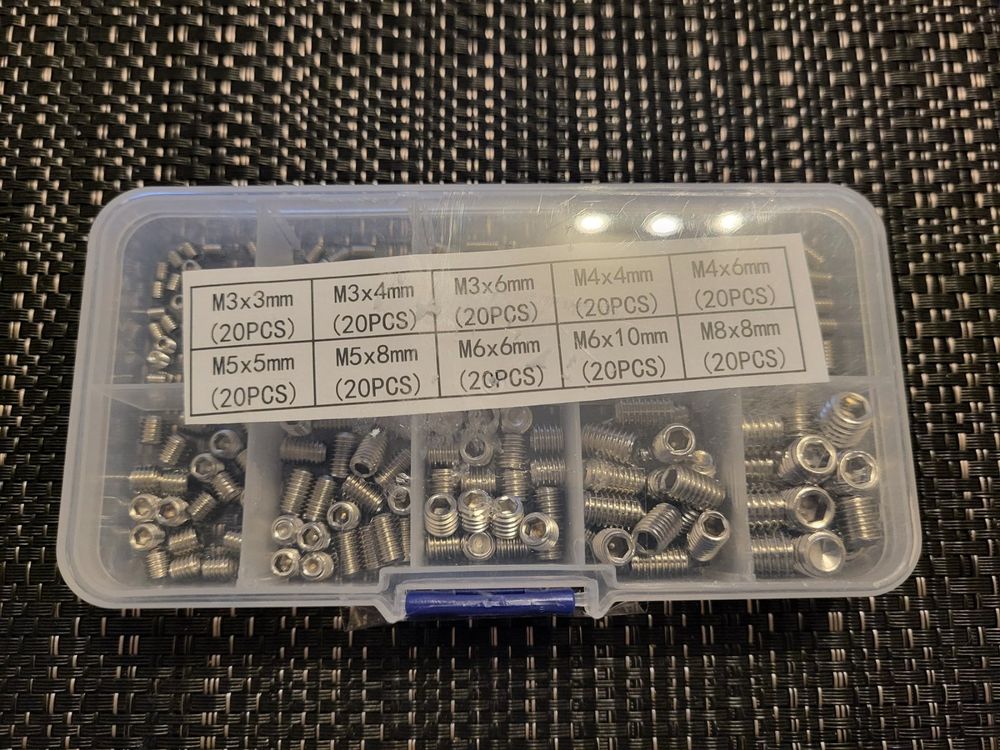 Madenschrauben Inbus-Set à 200 St. | Kaufen auf Ricardo