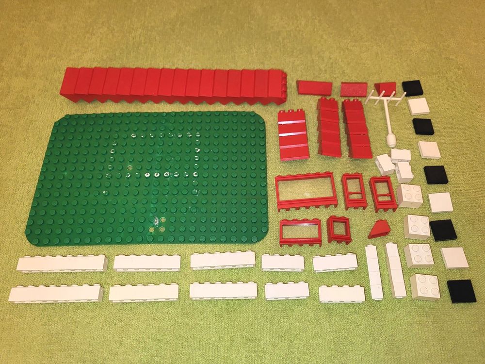 Lego Legoland Ferien Bungalow #344 - 77-Teile 1969 Selten (Gebraucht ...