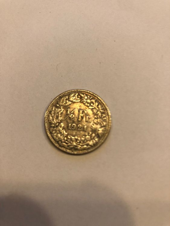 50 Rappen von 1921 | Kaufen auf Ricardo