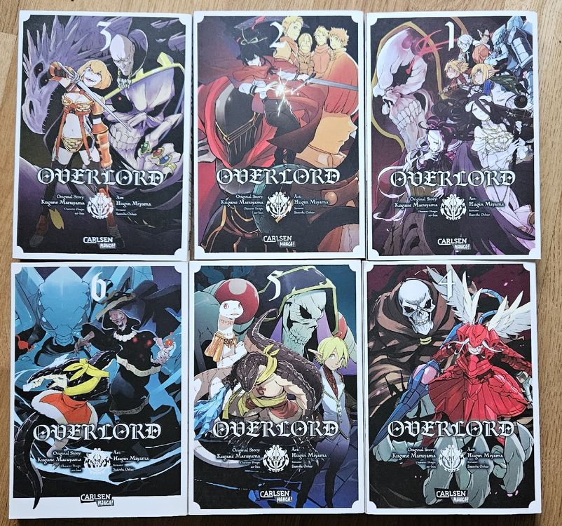 Overlord Manga Volumes 1-6 German DE (Gebraucht) in Bern für CHF 32.5 ...