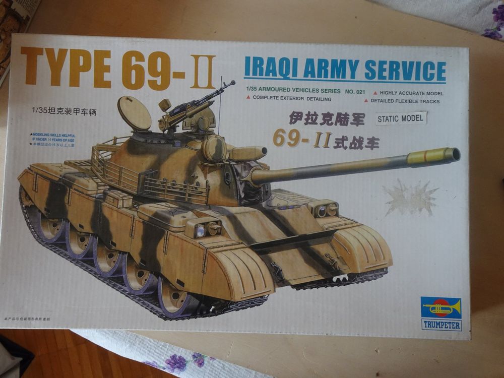 Trumpeter 00321 Iraqi Army Service Type 69 II Static Modell (Neu ...