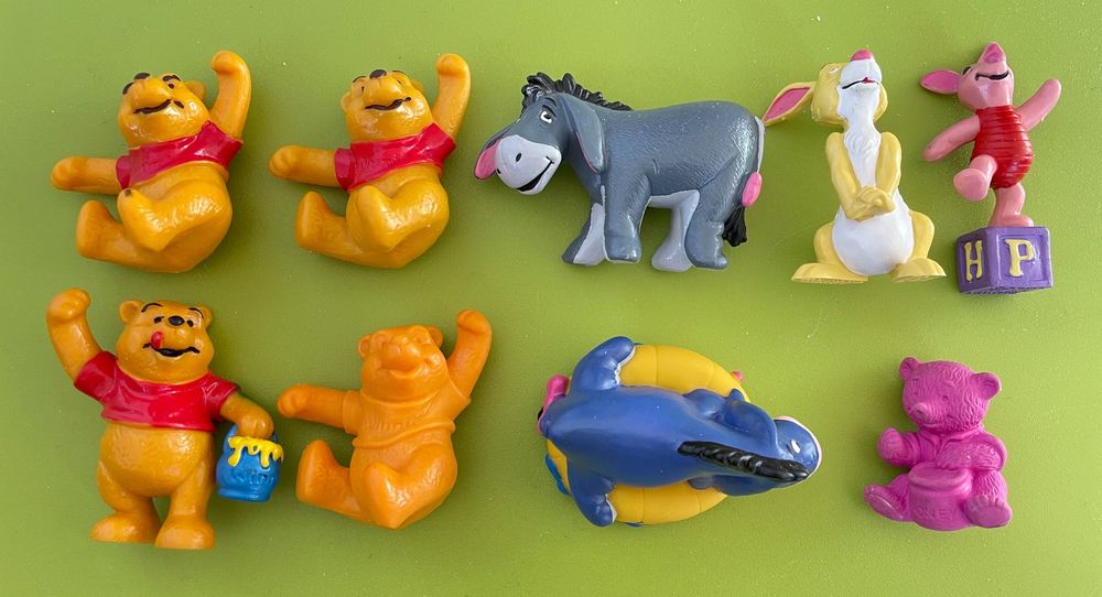 9x 80er Winnie Pooh Puuh Comic Figur Walt Disney Prod. Bully (Gebraucht) in Gossau SG für CHF 43 ...