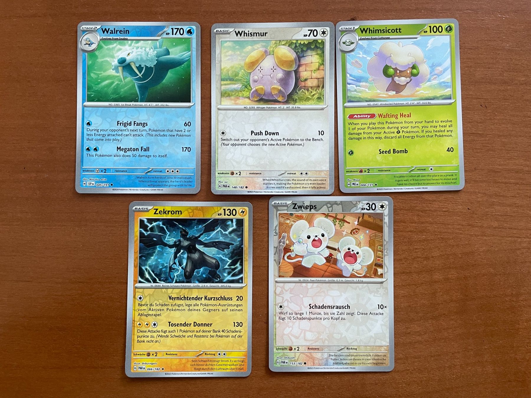 Pokemon Reverse Karten Set (Versand gratis) (Neu (gemäss Beschreibung ...