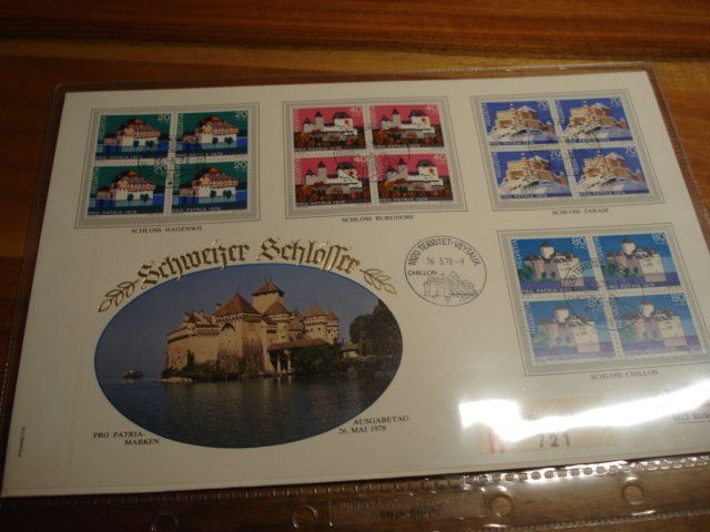 Grossbrief-FDC, 1978, Satz 4erblocks Pro Patria (Gebraucht) in Niederwil AG für CHF 1 – mit ...