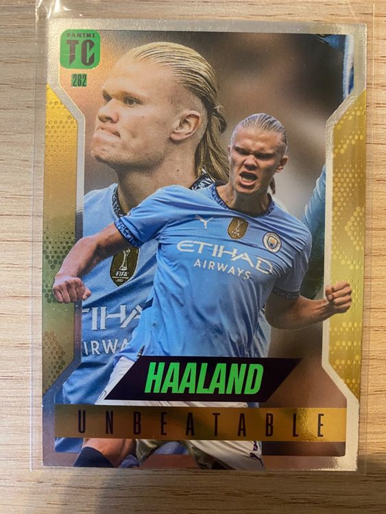 Panini Top Class 2025 Unbeatable Erling Haaland 262 (Neu (gemäss ...