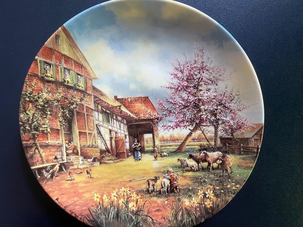 Bradex Sammelteller "Der Zauber des Frühlings" 1994 limitert (Neu (gemäss Beschreibung)) in ...