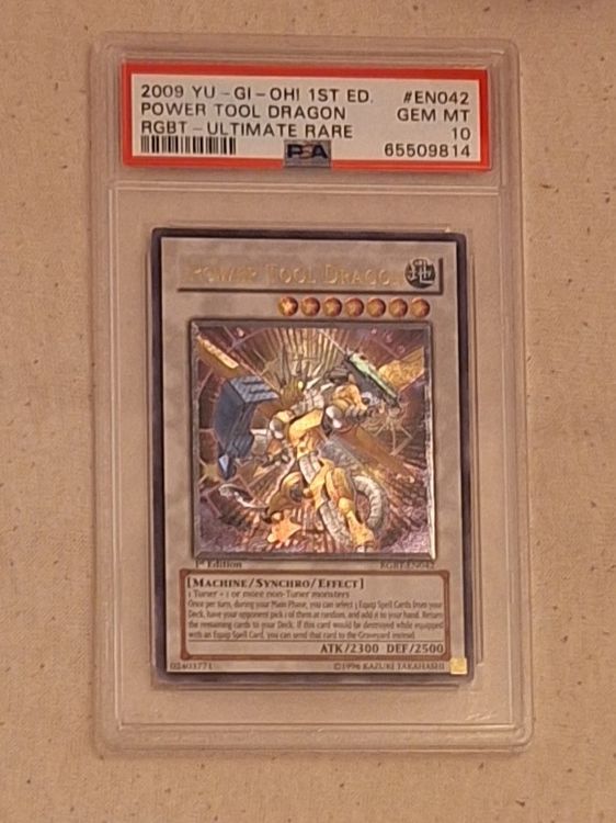 PSA 10 Power Tool Dragon RGBT-EN042 Ultimate Rare 1. Edition (Gebraucht ...