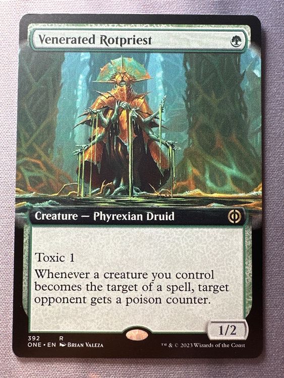 Venerated Rotpriest Variant 392 Phyrexia ONE (Neu (gemäss Beschreibung ...