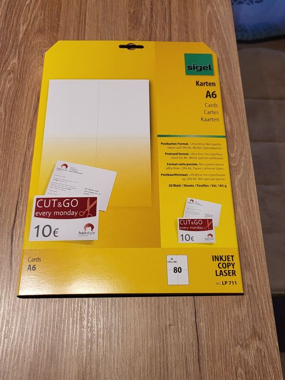 Karten A6 / Postkarten-Format | Kaufen auf Ricardo