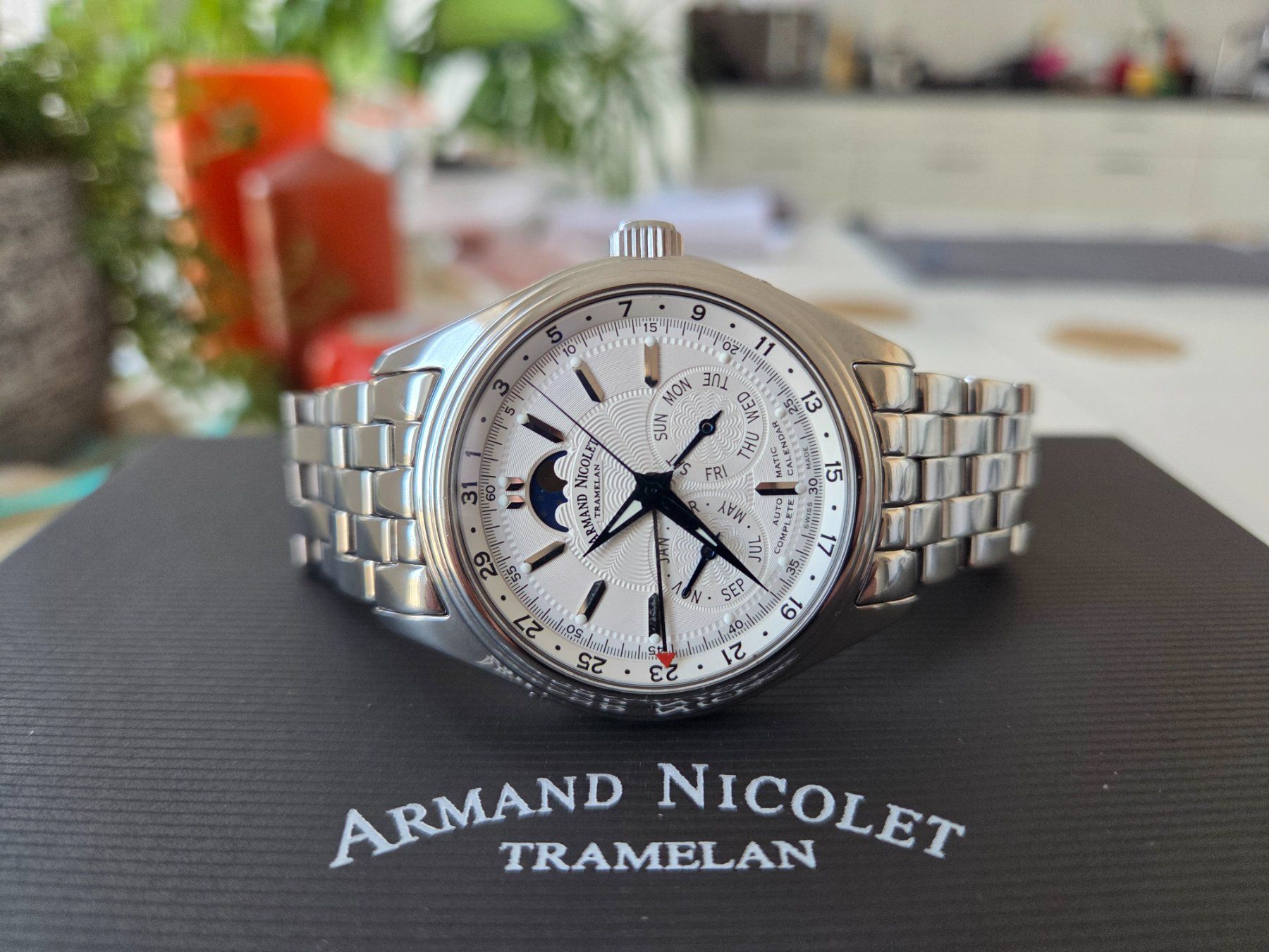 Armand Nicolet M02 Complete Calendar Automatikuhr (Gebraucht) in ...