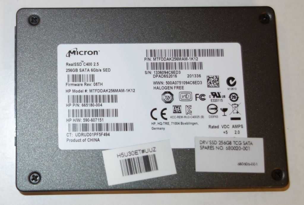 Micron RealSSD C400 SSD (256 GB, 2.5" SATA) (Gebraucht) in Dietlikon ...