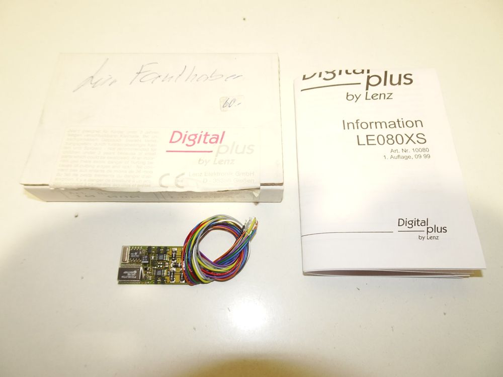 Lenz Digital Plus Decoder LE080XS Art. 10 080 (Neu (gemäss Beschreibung ...