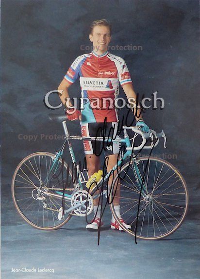 Jean-Claude Leclerq (1962) Rad Radrennfahrer - Autogramm (Gebraucht) in ...