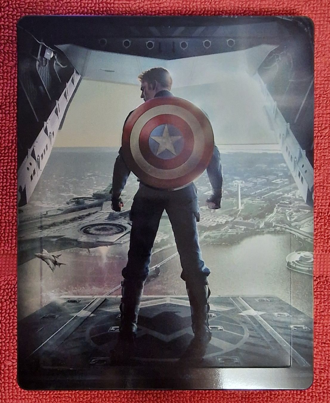 Captain America Winter Soldier BluRay Steelbook 3D & normal (Gebraucht ...
