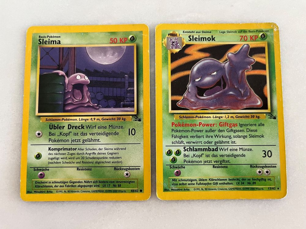 Pokemon: Sleima & Sleimok holo Fossil (Gebraucht) in Dübendorf für CHF ...