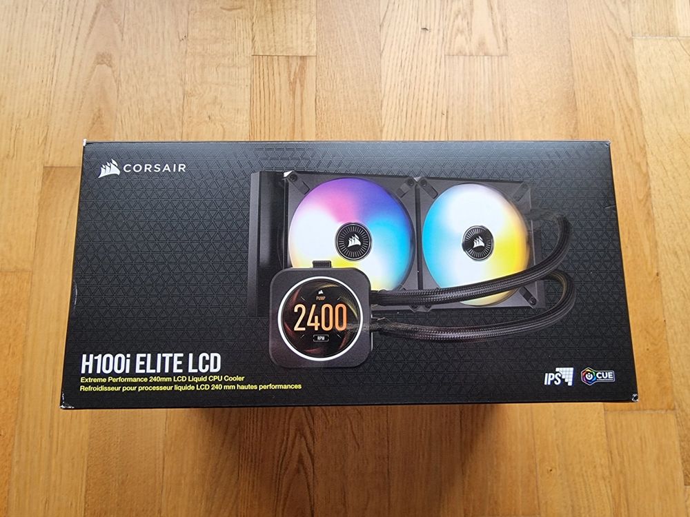 AIO Corsair H100i Elite LCD avec Commander Core Parfait état | Kaufen ...
