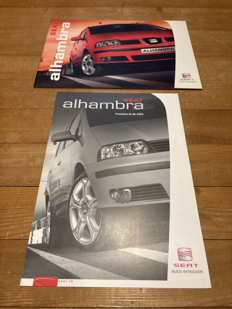 Seat Alhambra Prospekte, Rarität, 2005 (Gebraucht) in Freienstein für ...