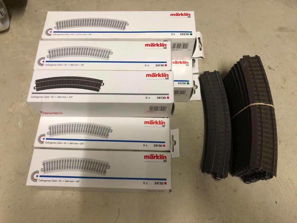 Lot de rail en courbe R1 Marklin (Gebraucht) in Font für CHF 130 – mit ...