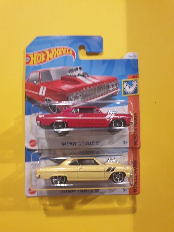 2 x Hot Wheels '64 CHEVY CHEVELLE SS (Neu und originalverpackt) in Oftringen für CHF 5 – mit ...