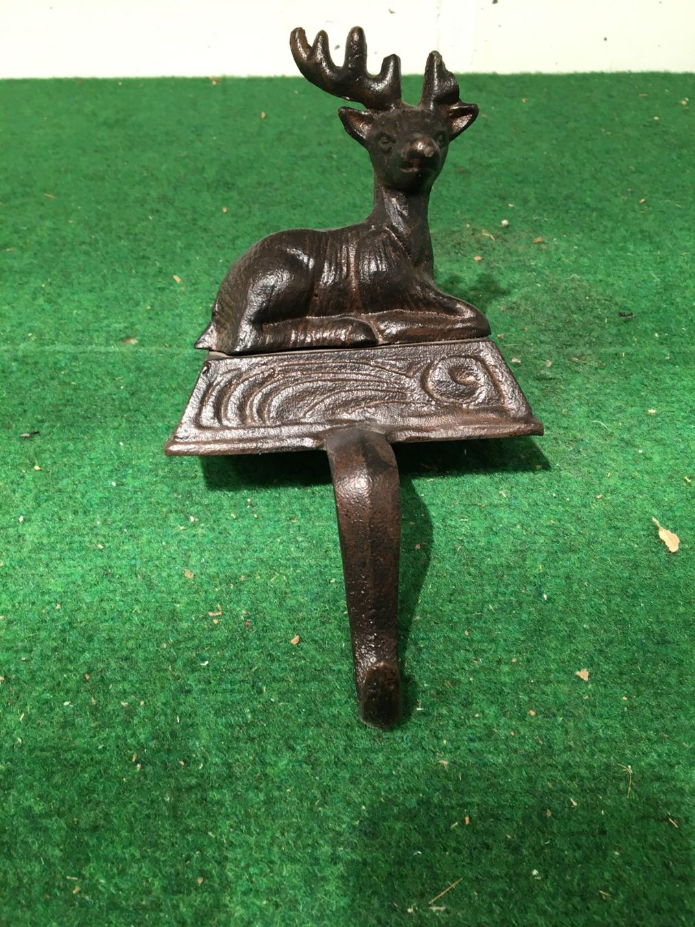 Rustikaler Hirsch Deko-Hänger aus Gusseisen, Vintage Stil (Gebraucht ...