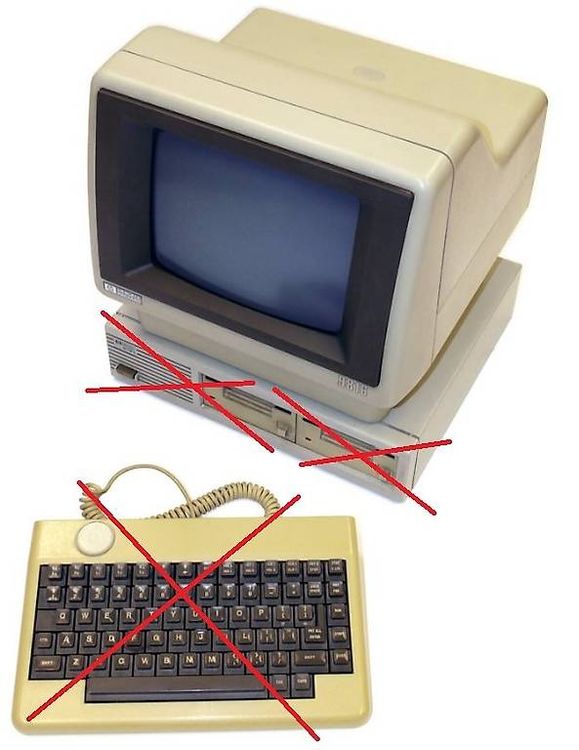 HP Hewlett-Packard HP-9816 intelligentes Terminal (Defekt) in ...