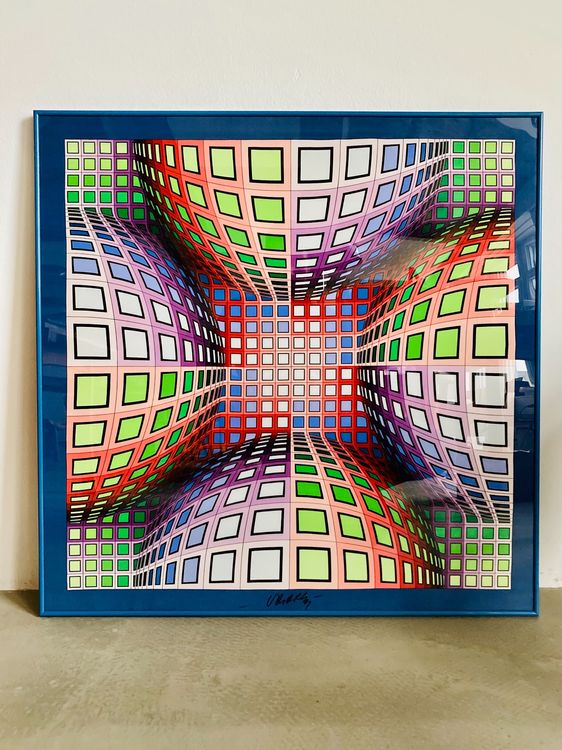 Victor Vasarely Siebdruck auf Seide Op Art (Gebraucht) in Zürich für ...