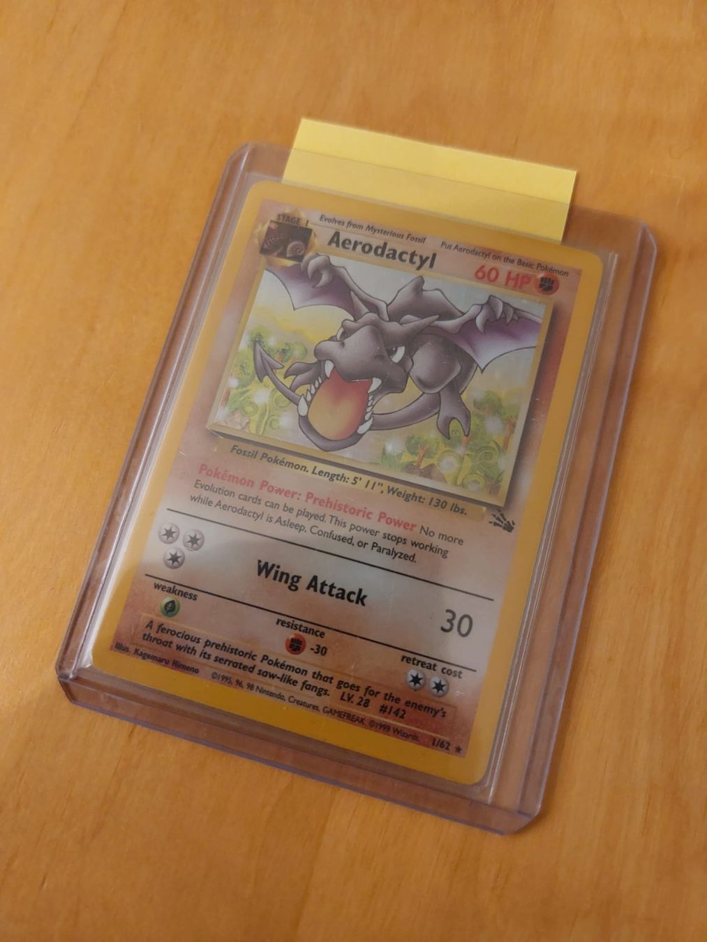 Pokémon 1999 Fossil EN Aerodactyl 1/62 (Gebraucht) in Bern für CHF 15 ...