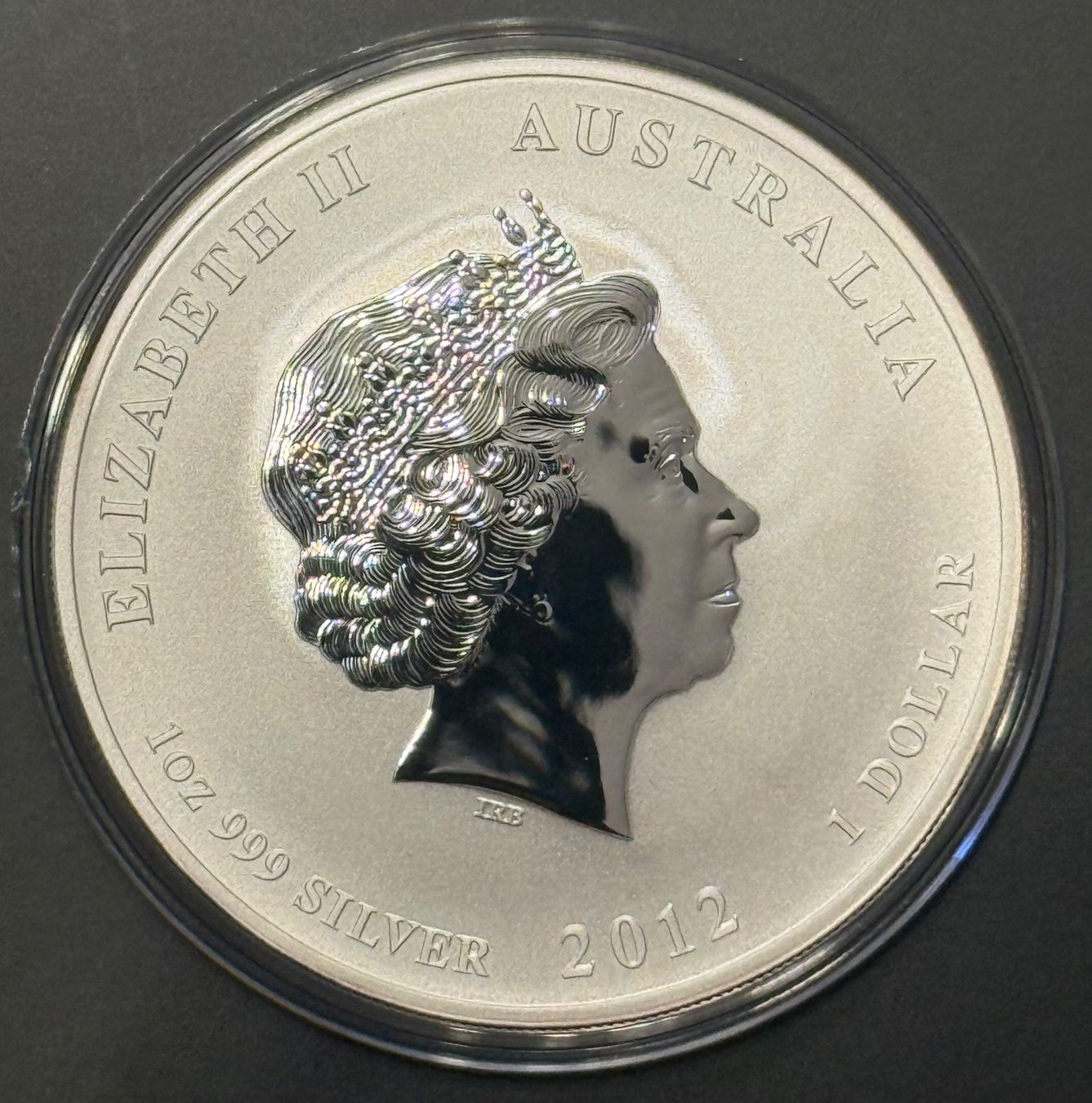 Lunar II- Year of the Dragon- 2012-1 Unze Feinsilber (Neu (gemäss ...