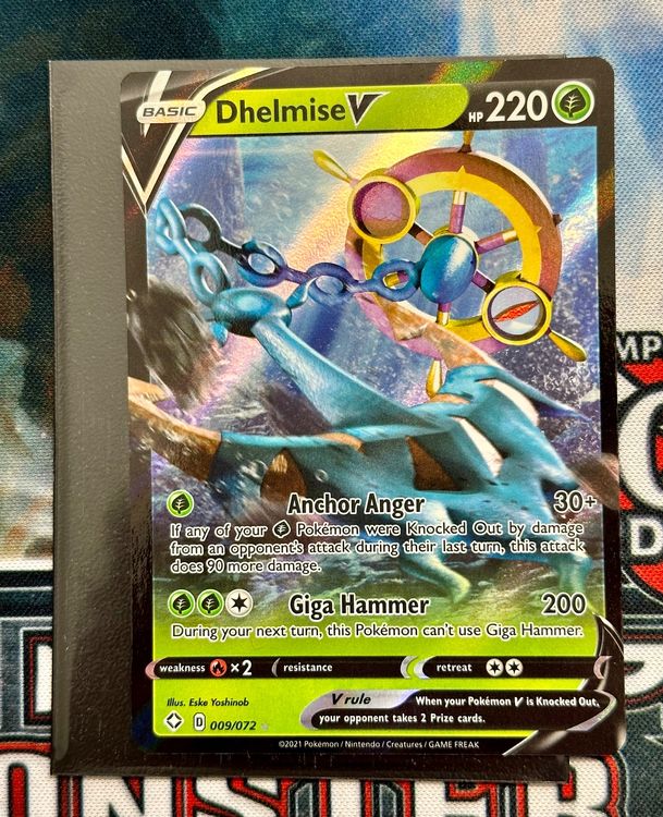 Pokémon Karte / Dhelmise V (SHF 9) / Ultra Rare / Englisch (Gebraucht ...