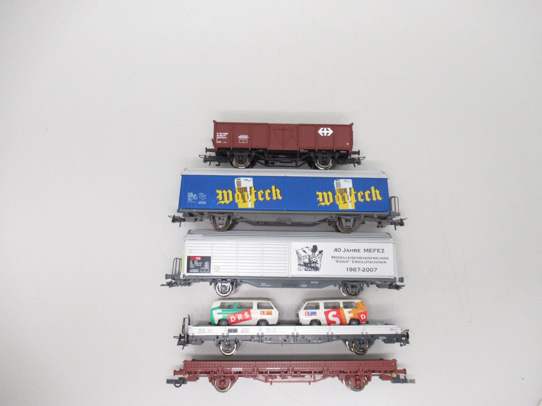 Roco 47791/47790/46747/291011/46899 SBB CFF FFS Güterwagen (Gebraucht ...