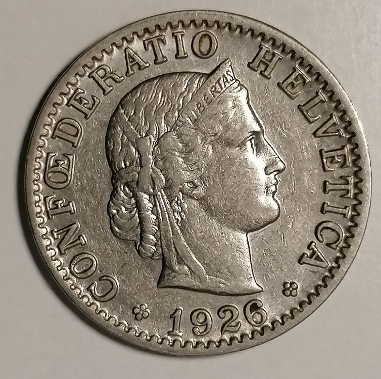 20 Rappen Schweiz 1926 | Kaufen auf Ricardo