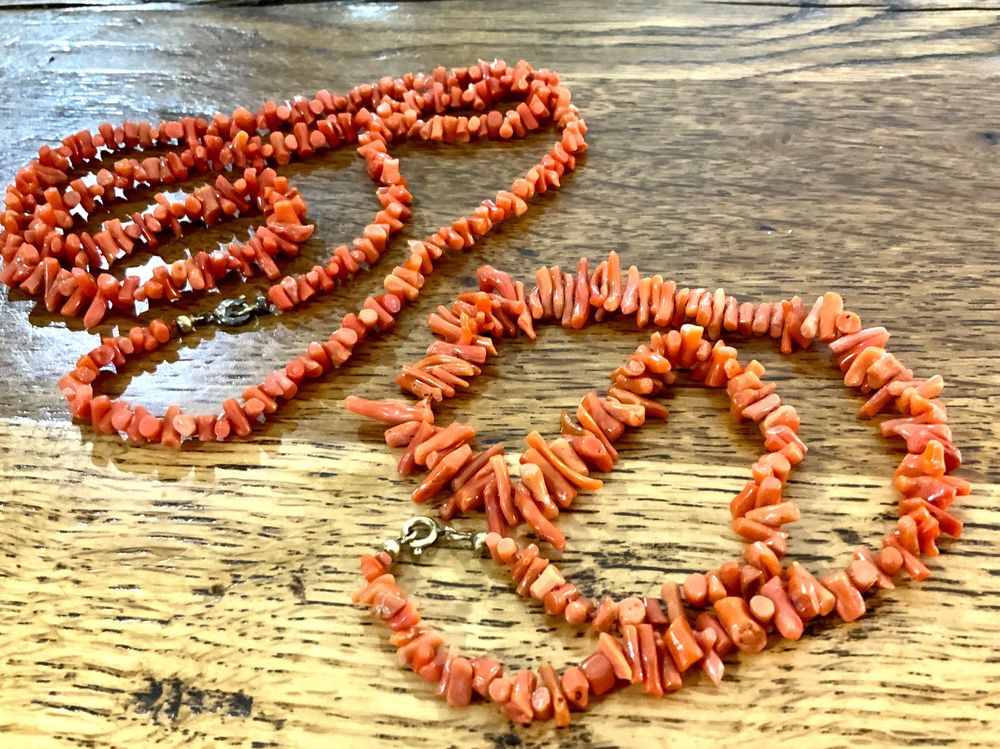 2 VINTAGE KORALLEN COLLIER, 50-ER (Gebraucht) in Biglen für CHF 16 ...