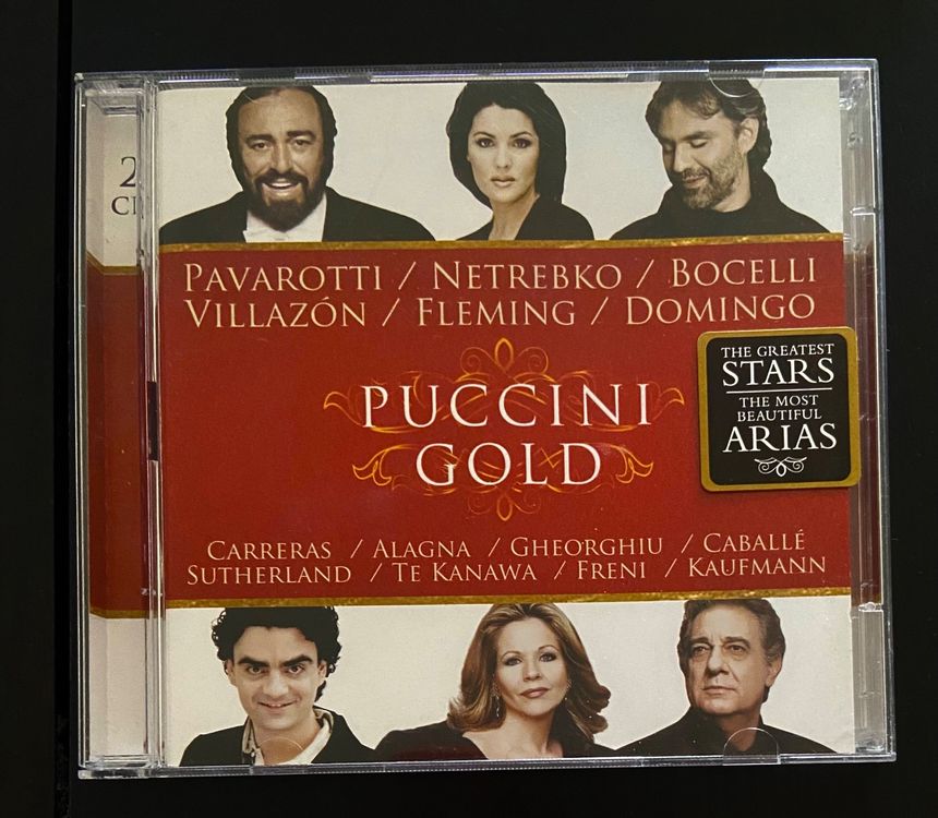 2 CDs PUCCINI GOLD Pavarotti • Netrebko • Bocelli • Domingo (Gebraucht ...