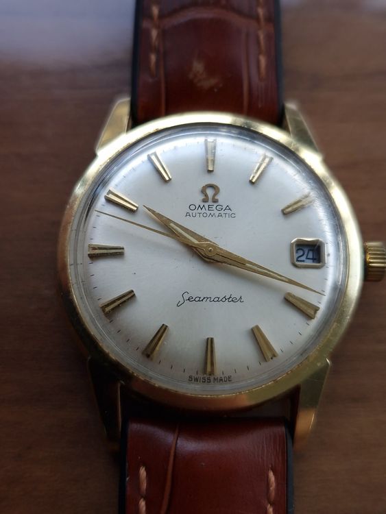 Omega seamaster date automatic Gold cap 34mm (Gebraucht) in Cressier NE ...