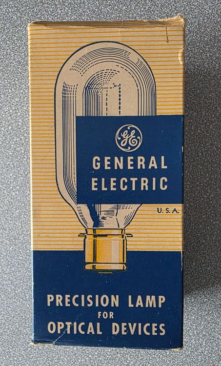 General Electric Präzisionslampe für optische Geräte. Antik (Neu ...