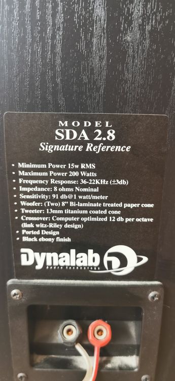 DYNALAB AUDIO TECHNOLOGIES SDA 2.8 STANDLAUTSPRECHER | Kaufen auf Ricardo