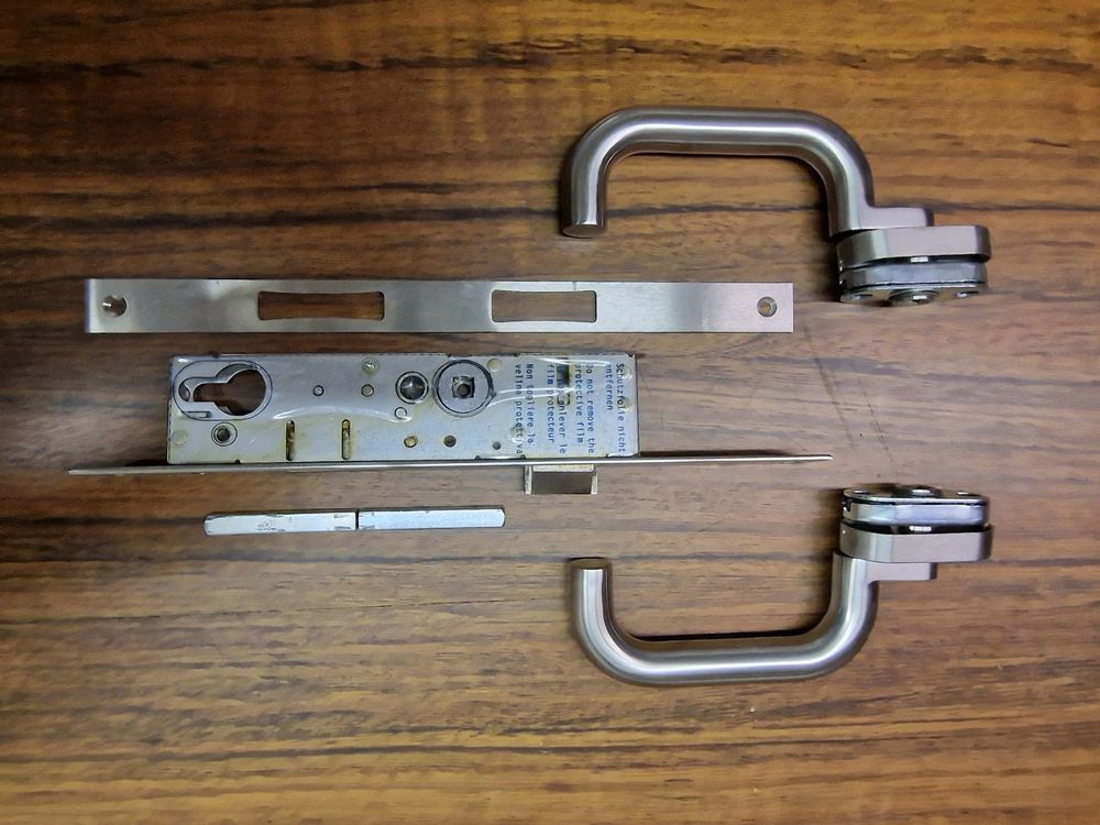 Forster Panikeinsteckschloss Metallbau mit Drücker KABA KESO (Gebraucht ...