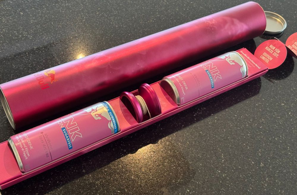 Red Bull LIMITED BOX 2025 - Pink Edition (Neu und originalverpackt) in ...