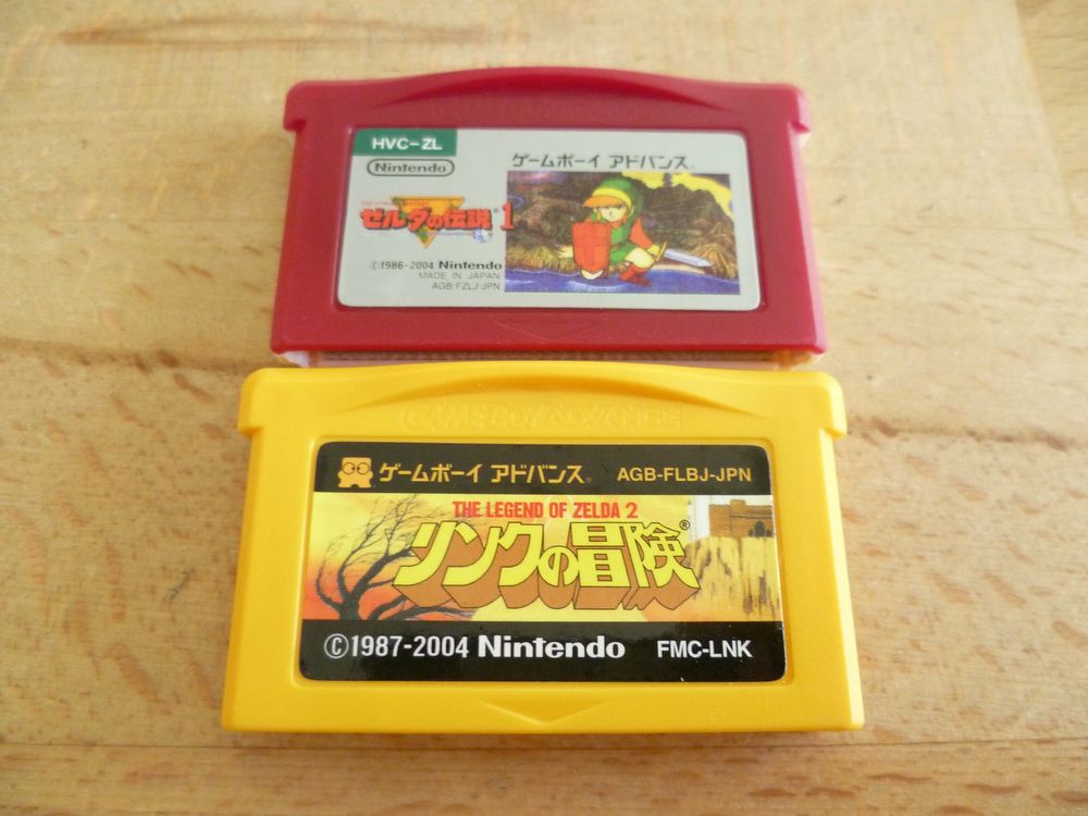 Zelda I + Zelda II Adventure of Link für Gameboy Advance GBA (Gebraucht ...
