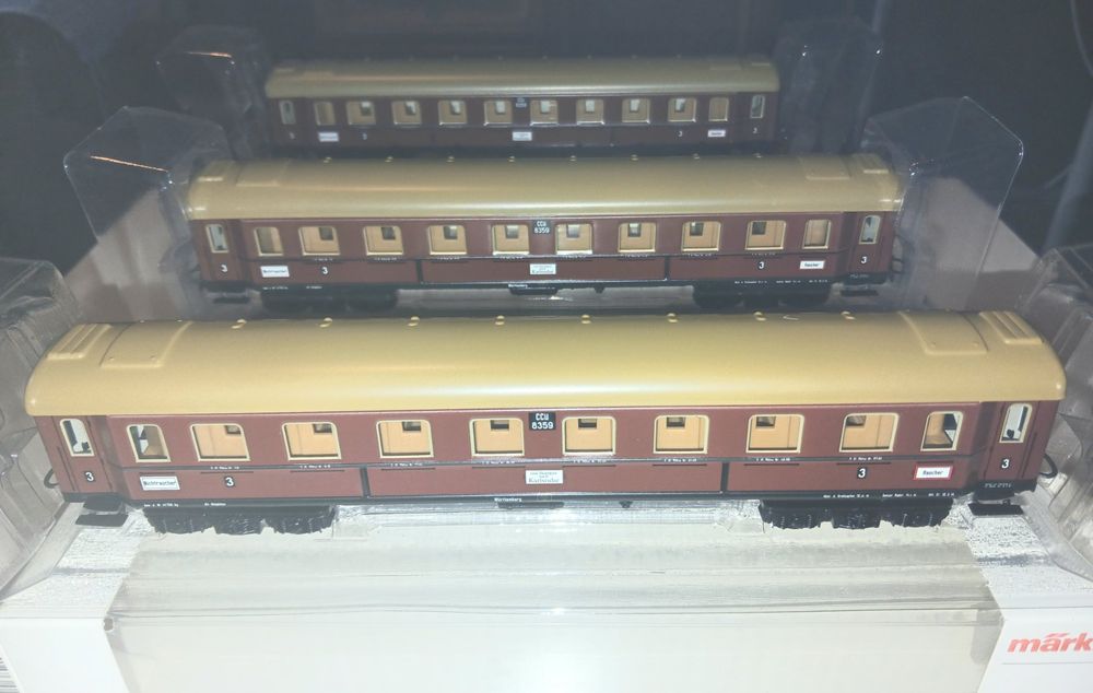 Märklin 4191 -3 Voitures voyageurs (K.W.St.E.)"Comme neuf" (Neuf (Voir ...