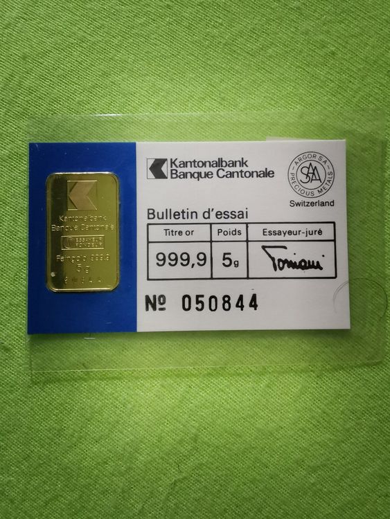 Gold Barre (Gebraucht) in Liestal für CHF 315 – mit Lieferung auf ...