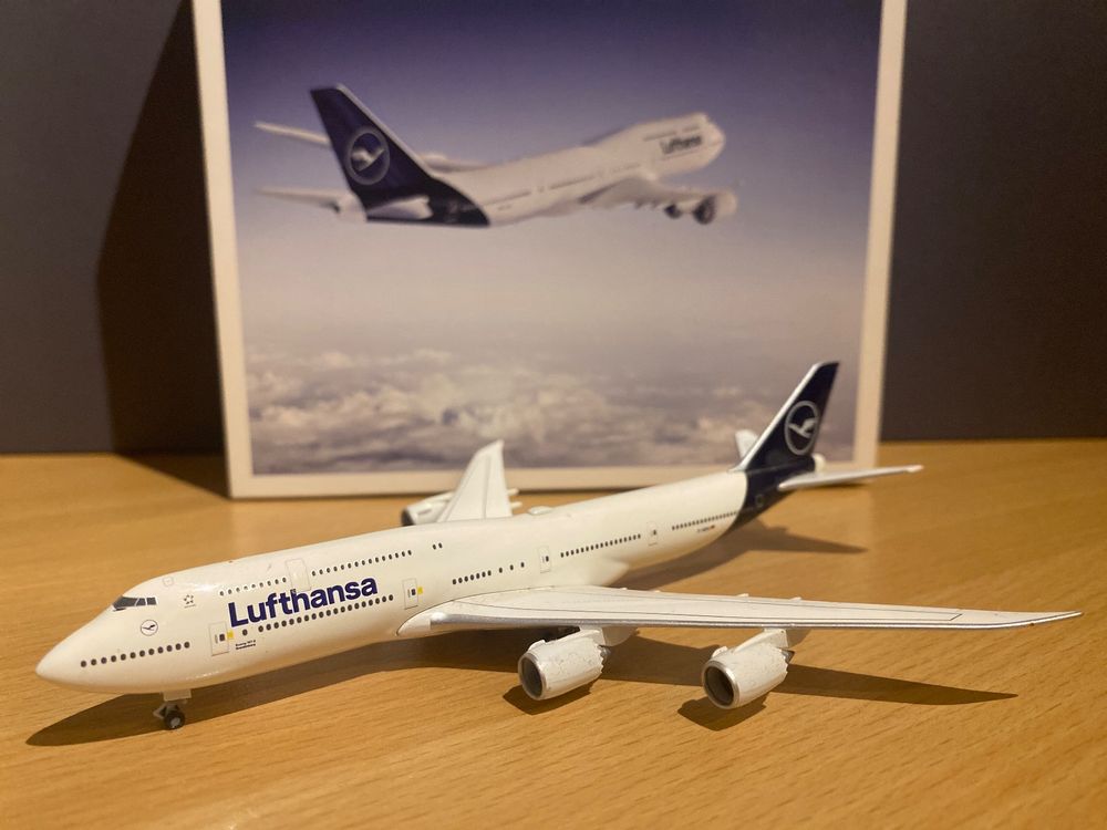 Lufthansa Boeing 747-8 Herpa 1/500 (D-ABYA) (Neu (gemäss Beschreibung)) in Coppet für CHF 27 ...