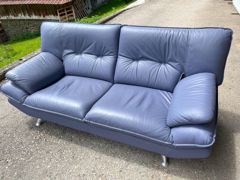 Elegantes Hãffner Sofa Leder Ebenbild