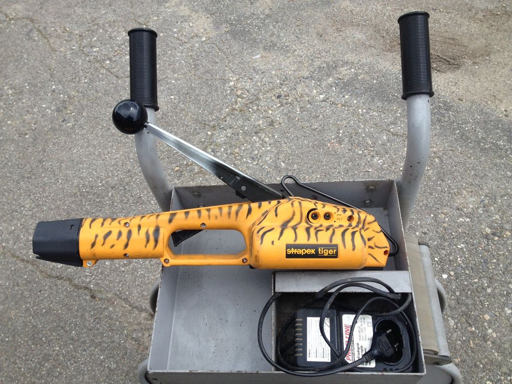 Profi Umreifungsgerät / Bindegerät Strapex Tiger mit Akku (Gebraucht ...