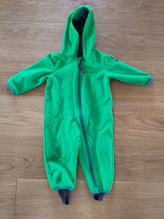 grüner neutraler Softshell-Overall Anzug Jako-o 68/74 Kapuze | Kaufen ...