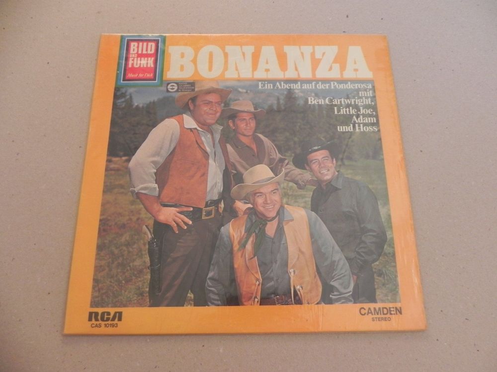 LP Film Soundtrack Bonanza 1975 Country Little Joe Adam Hoss | Kaufen ...